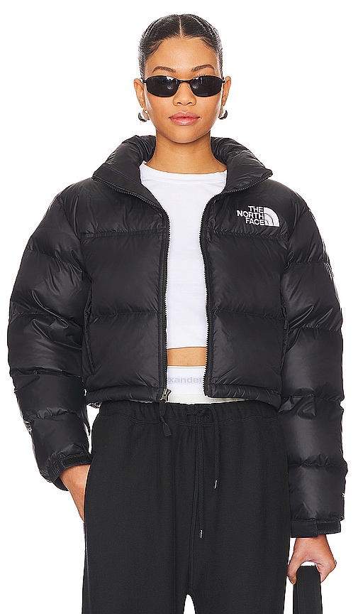 The North Face Nuptse Short Jacket In Black - Tnf Black | Editorialist